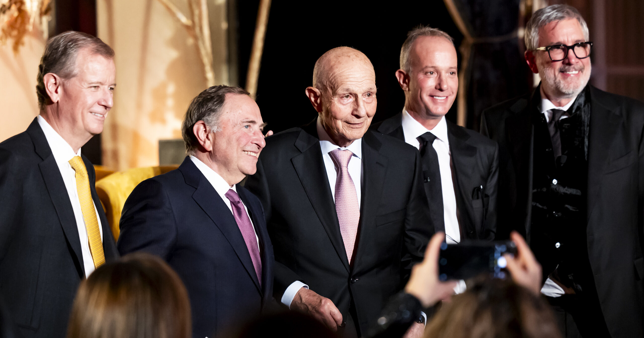 Hockey community celebrates Delaware North Chairman Jeremy Jacobs ...