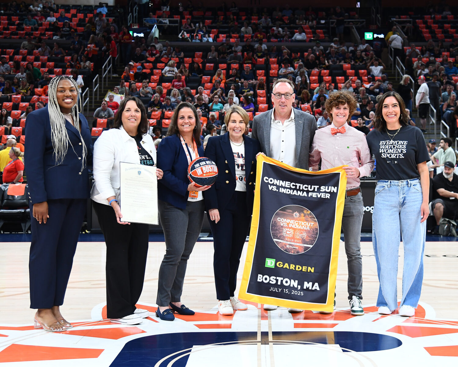 TD Garden hosts another sold-out WNBA game - Delaware North Newsroom